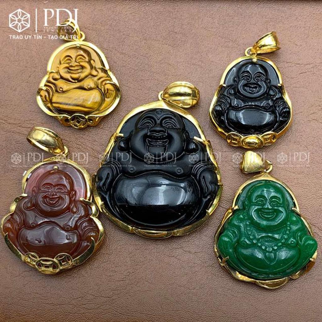 Mặt Phật Di Lặc Đá Thạch Anh Trắng - PDJ.vn